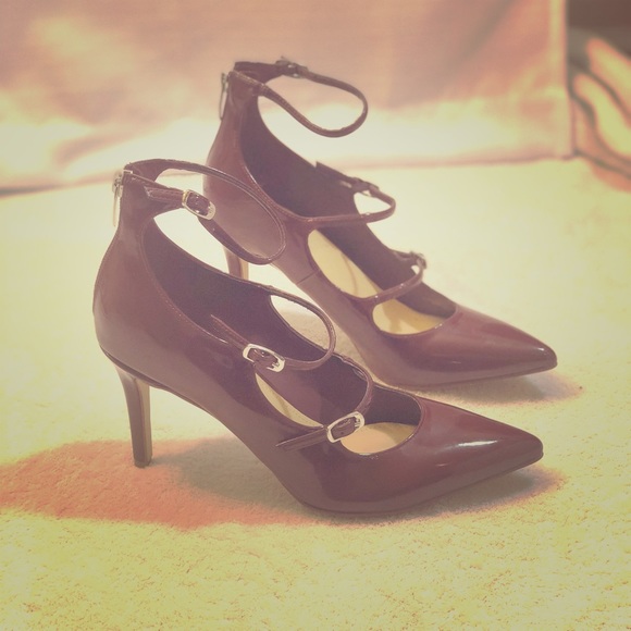 Marc Fisher | Shoes | Deep Redmaroon Heels | Poshmark